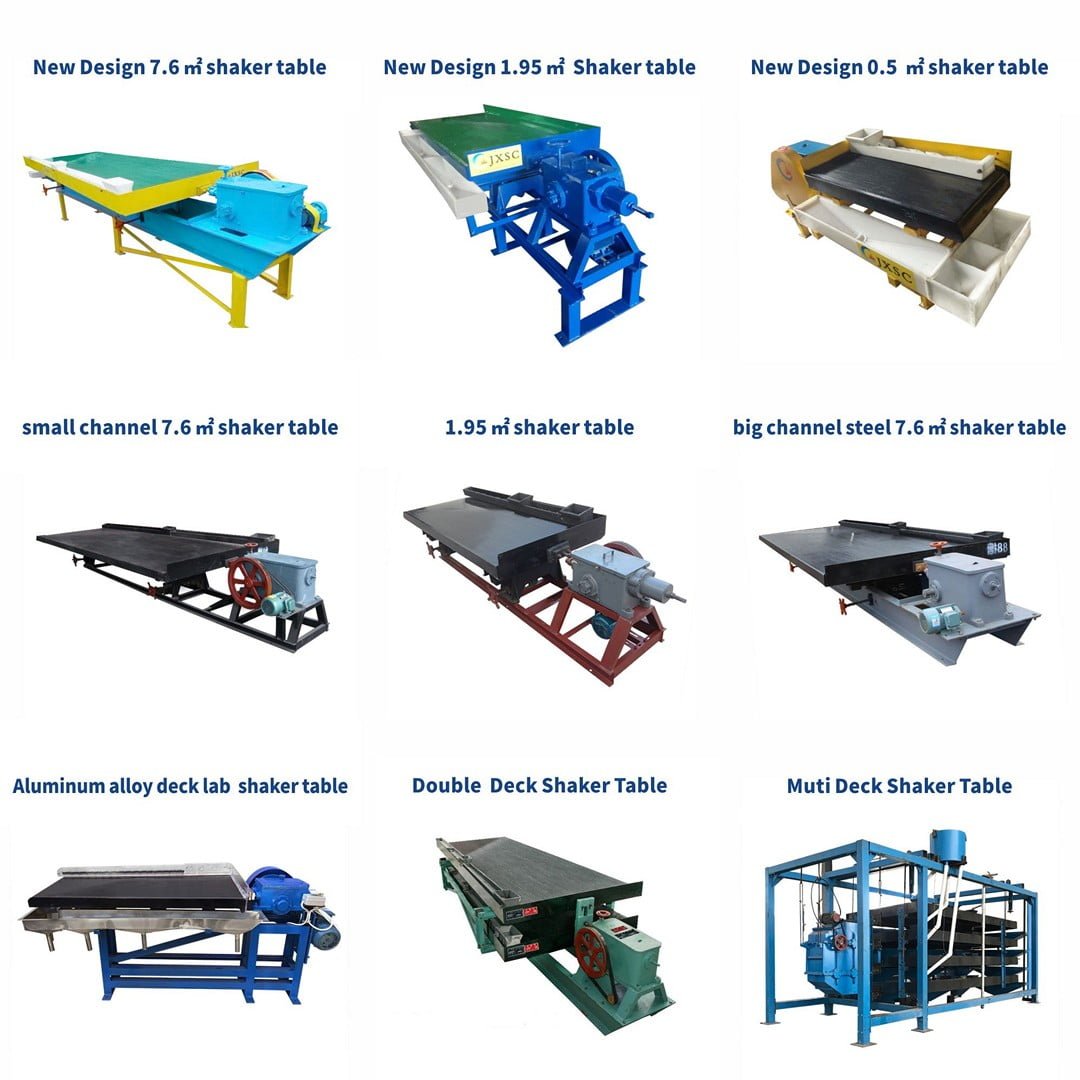 Tables Vibrantes - JXSC Machines Minières